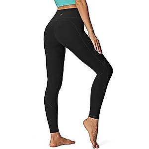 IUGA Leggings with Pockets for Women High Waisted Yoga Pants Women Butt Lifting Black Workout Leggings for Women with Pockets