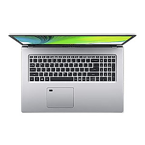 acer 2024 Aspire 17.3'' FHD IPS Laptop PC Intel 4-Core i7-1165G7 Iris Xe Graphics 12GB DDR4 256GB NVMe SSD HDMI WiFi AC BT RJ45 USB-C Backlit Fingerprint Webcam Windows 10 Home w/RE USB