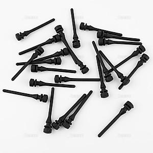 AUEAR, 50 Pack Case Fan Soft Silicone Anti Noise Reducing Vibration Screws Fan Rivet Mounting for Pack Case Fan or CPU Fan