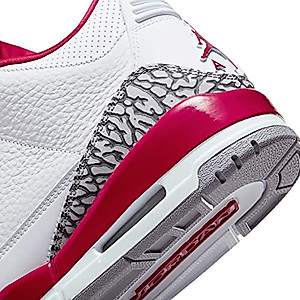 Nike Jordan Mens Air Jordan 3 CT8532 126 Cardinal, White/Light Curry-cardinal Red, Size 10.5