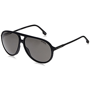 Carrera Modern Pilot Sunglasses, Black/Grey Shaded, 61