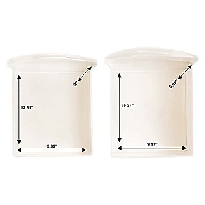 Homz 6 Drawer Plastic Storage and Organizer Tower, Cabinet for Home, Office, Classroom, Craft, Art Supplies, Clothes, White Frame/Clear Drawers