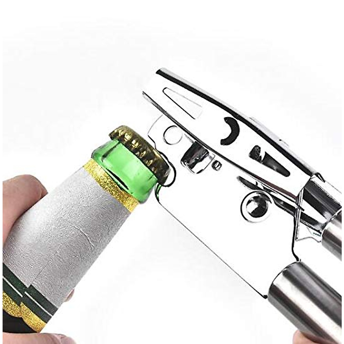 WOIWO One Strong Can Opener Multi-Function Can Opener 304 Stainless Steel Can Opener Kitchen Gadget