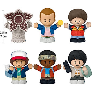 ​Little People Collector Stranger Things Castle Byers Special Edition Set, 6 Figures for Adults & Fans in a Gift Display Box