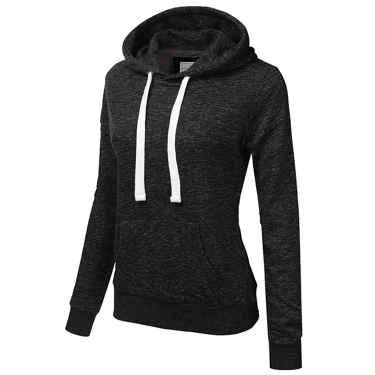 DOUBLJU Basic Lightweight Pullover Sweater Top Essential Comfy Casual Hoodie Sweatshirt for Womens Clothes with Plus Size