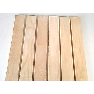 Woodchucks Wood Maple 3/4 Inch x 2 Inch x 16 Inch Solid Hardwood Lumber as Cutting Board Wood (6 Pack)