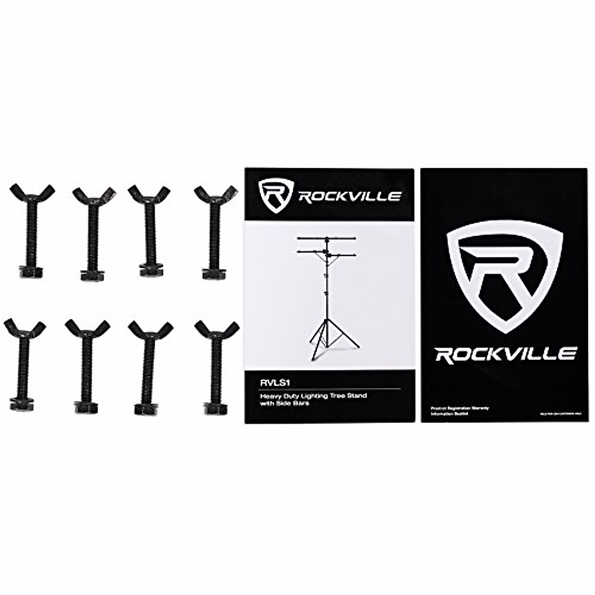 Rockville 10' Ft Tripod Lighting Tree Stand w/Side Bars-110lb Capacity (RVLS1)