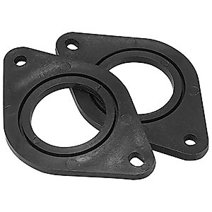 X AUTOHAUX 2 Pcs Black Plastic Car Tweeter Speaker Mounting Adapter Bracket Rings for Toyota for Subaru for Lexus