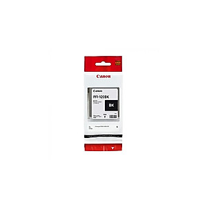 Canon PFI-120BK Pigment Black Ink Tank 130ml in Retail Packaging