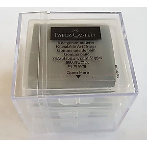 Faber-Castell Kneadable Art Eraser (Grey, pack of 3)