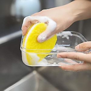 3 Set, Lustroware Micro Clear 13oz Food Storage Containers, BPA Free, Dishwasher Safe, Made in Japan