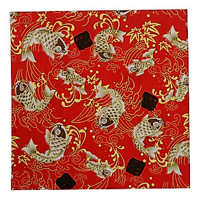 ACCOCO 5PCS Cotton Craft Fabric Bundle Squares Patchwork,20" x 20"Inch (50x50cm) Colorful Japanese Style Cotton Wrapping Cloth Squares Quilting Sewing Patchwork Fabric,DIY Scrapbooking Artcraft