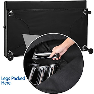 GATEQ Contemporary Faux Leather Futon, Convertible Sofa Bed, Adjustable Sofa Sleeper, Folding Sunbed Guest Bed, Removable Armrests with Cupholders and Pillow (Grey)