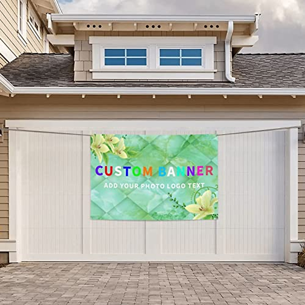 Custom Banners and Signs for Outdoor 6'x4' Customize Personalized Photo Text Background Banner Printing Decoration Backdrop for Birthday Party Business Graduation Wedding Event