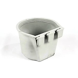 The ROP Shop | Gray Cage Cup Holds 1 Cup / 0.5 Pint / 8 fl oz for Hanging Feed & Water for Pets