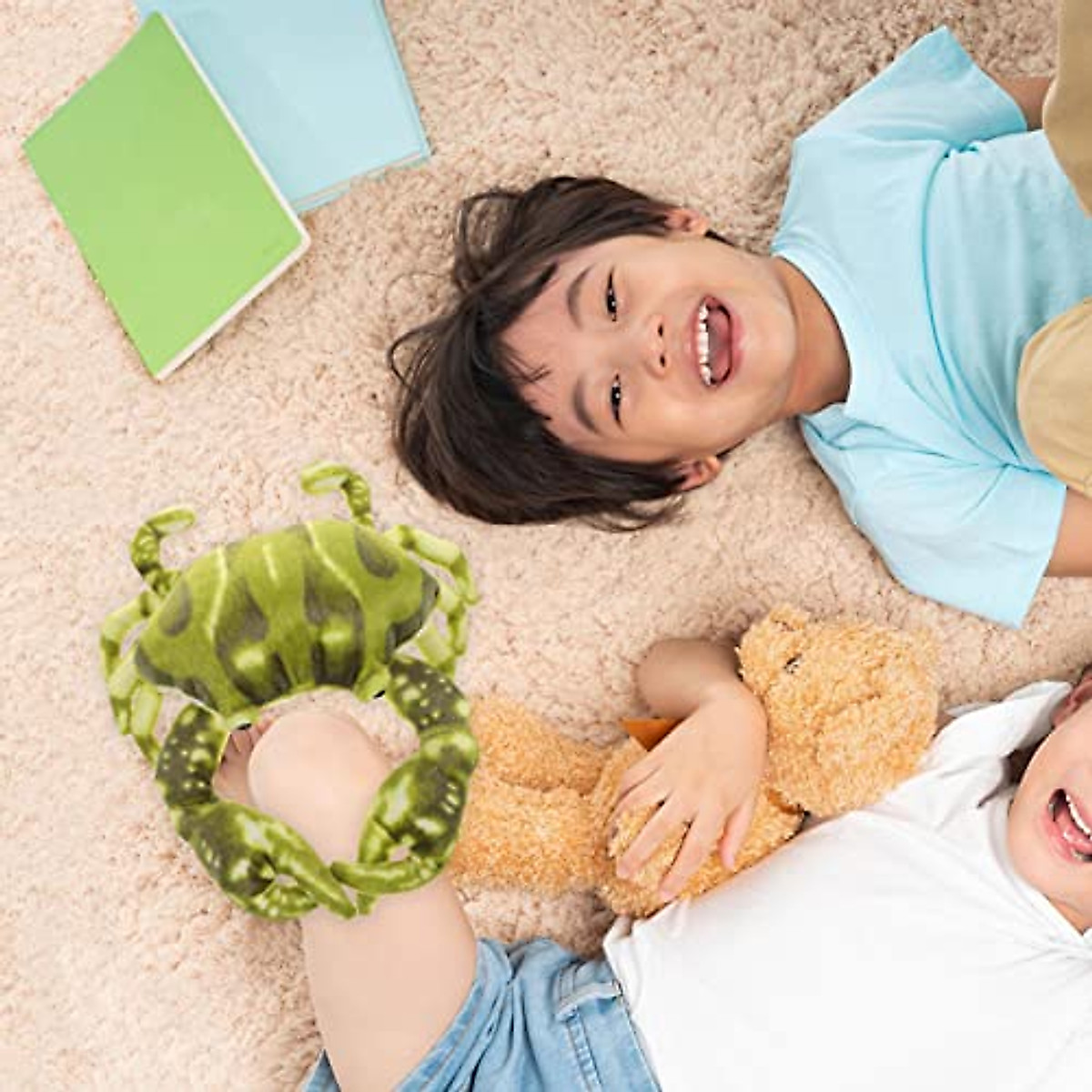 ARTIBETTER Plush Crab Stuffed Animal Cute Sea Life Cuddle for Kids Ocean Party Favors and Goody Bags Classroom Treasure Box Prizes Stocking Stuffer