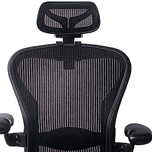 New Headrest for Herman Miller Classic and Remastered Aeron Office Chair Black/Graphite Headrest Only - Chair Not Included (for Classic Aeron)