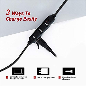 Giroy Bluetooth Headphones Wireless Earbuds 4.2 Magnetic Bluetooth Earphones Lightweight Earbuds with Mic for in-Ear Earphones Sports Blue