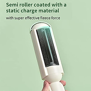 Marchul Pet Hair Remover - Reusable Cat and Dog Hair Remover for Furniture, Couch, Carpet, Car Seats and Bedding - Eco-Friendly, Portable, Multi-Surface Lint Roller & Animal Fur Removal Tool(Green)