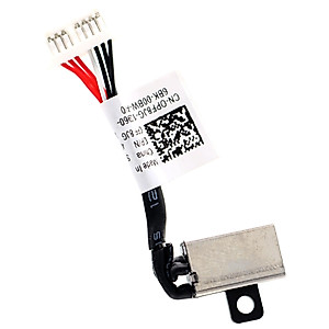 Deal4GO DC Power Jack Cable Harness Charging Socket for Dell Inspiron 15 5568 7569 7579 5578 7573 7570 13-5368 5378 7368 7378 Latitude 3390 0JDX1R PF8JG 450.07R03.0013