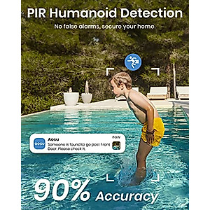 AOSU 2K Solar Security Cameras Wireless Outdoor, Solar Outdoor Camera for Home Security, WiFi Camera with Color Night Vision, PIR Human Detection, 2-Way Talk, IP66 Waterproof, Compatible with Alexa