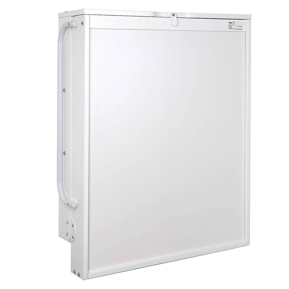 roba Wall Mounted Baby Changing Table, Foldable & Secure Baby Changing Wall Unit White