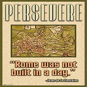 Buyenlarge 0-587-22361-8-P1218 Persevere Paper Poster, 12" x 18"