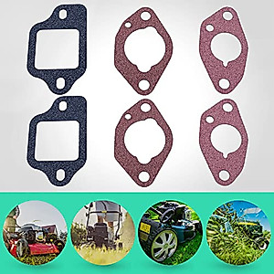 Carburettor Gasket Kit for Honda GCV160 GCV135 GCV190 GSV190 Engine and HRS216 HRT216 HRB216 HRR216 HRZ216 Lawnmower # 16212-Zl8-000, Adefol Professional Airtight Gasket