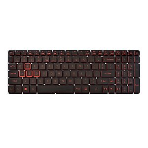 SUNMALL Replacement Keyboard with Backlit Compatible with Acer AN515-31 AN515-41 AN515-42 AN515-51 AN515-52 AN515-53 N17C1 Black US Layout