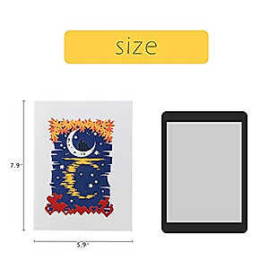 3D Anniversary Card - For Her, Him, Couple, Wife, Husband, Girlfriend, Boyfriend - A Dance on Moon Boat To The Edge Of The World - Anniversary Card for Her,Birthday Card,Valentines Day Card-White