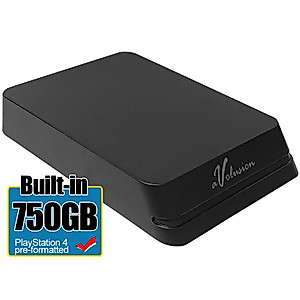 Avolusion Mini HDDGear Pro 750GB USB 3.0 Portable PS4 External Gaming Hard Drive (for PS4, Pre-Formatted)