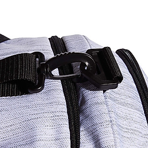 adidas Unisex Defender 4 Small Duffel Bag, Two Tone White/Black, One Size