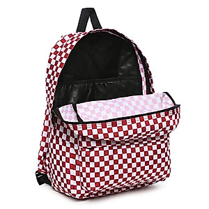 Vans Men's Old Skool III Backpack, Chili Pepper Checkerboard, OS