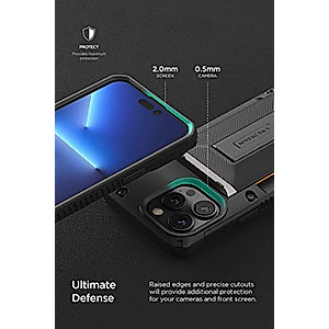 VRS DESIGN Damda Glide Hybrid Phone Case for iPhone 14 Pro Max, Functional Sturdy Case Compatible for iPhone 14 Pro Max Case (2022)