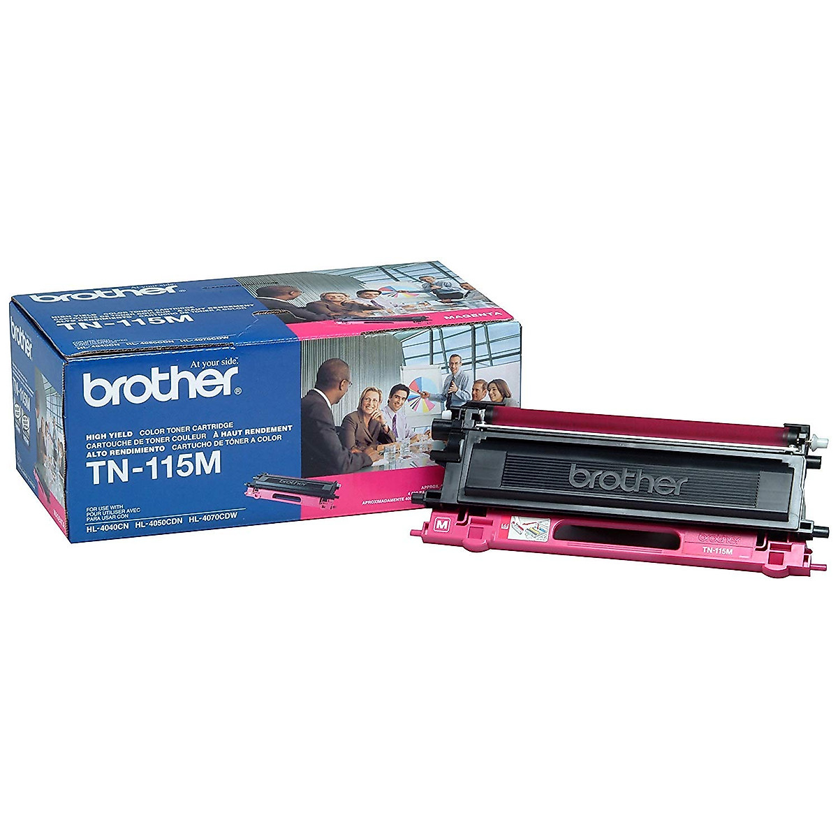 Brother TN115BK, TN115C, TN115M, TN115Y High Yield Black, Cyan, Magenta and Yellow Toner Cartridge Set