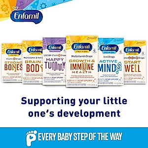 Enfamil Poly-Vi-Sol Liquid Multivitamin Supplement for Infants and Toddlers, 50 mL dropper bottle