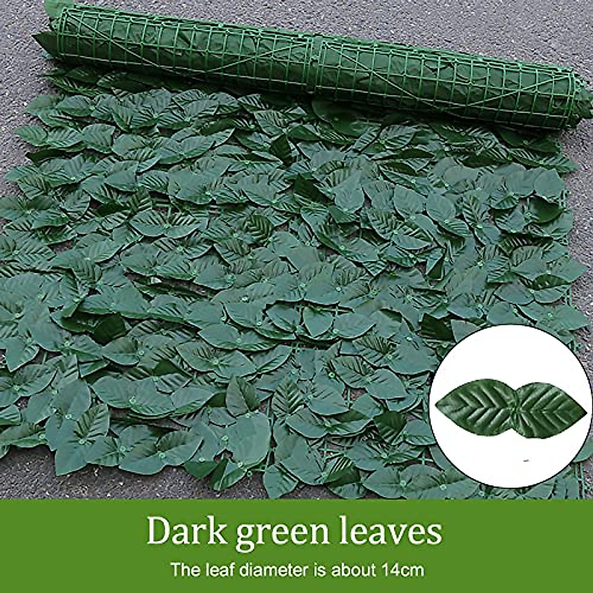 Artificial Ivy Privacy Fence Screen Artificial Hedges Fence Vine Leaf Decoration Lattice Panels for Outside Ivy Privacy Screen Fence Panel