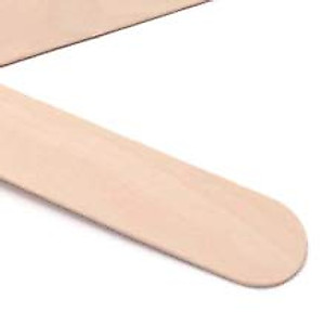 PandaSpa 100 Pieces Jumbo Craft Sticks, Premium Natural Wood for Building, Mixing, and Creating Craft Projects, Size 6 x 3/4