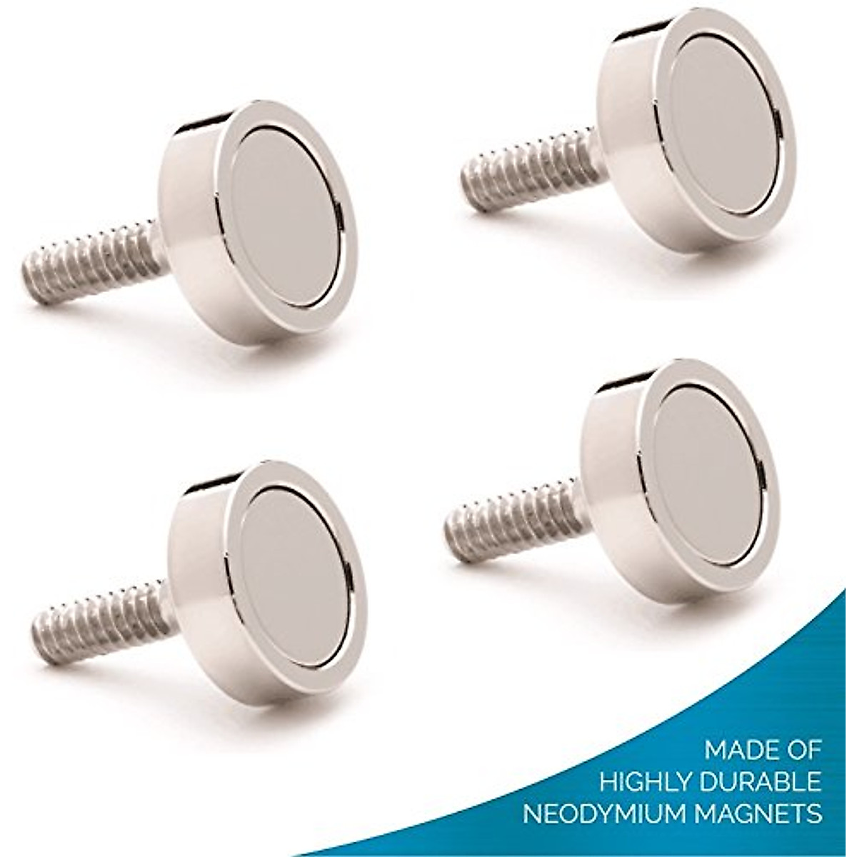 UbiGear Magnetic Push Paper Pin Refrigerator Magnet Tack Pushpin Coat Hook Holder (Screw-4)