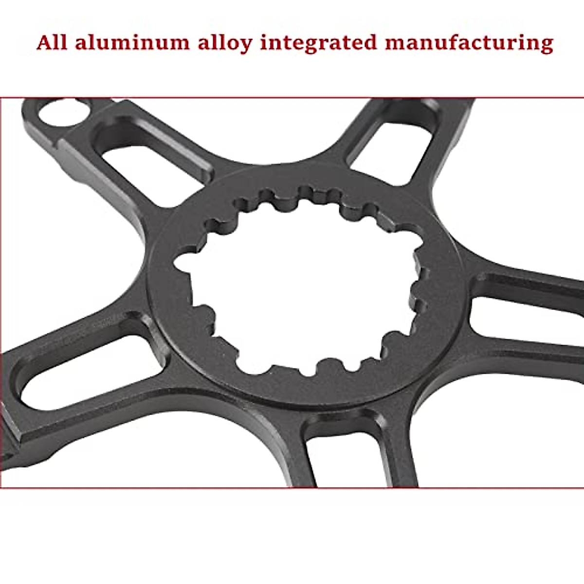 EVOSID 110BCD Conversion Claw 104BCD 5 Claws GXP Crank Turn 130BCD for MTB Road Bike Direct Mount Crank to 110/130BCD 5 Bolt Chainrings (Full Silver-130BCD with 5 Bolt)
