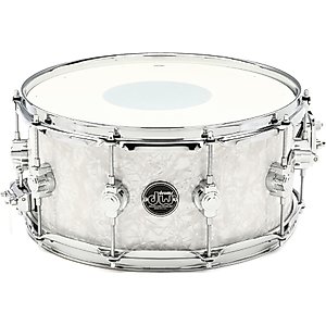 DW Performance Series Snare Drum - 6.5 Inches X 14 Inches White Marine Finish Ply