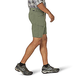 ATG by Wrangler Men's Asymmetric Cargo Short, Dusty Olive, 46