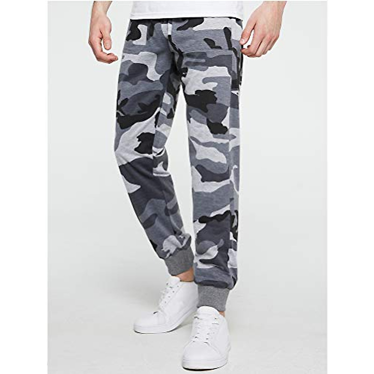 PASOK Men's Casual Tracksuit Set Long Sleeve Full-Zip Running Jogging Athletic Sweat Suits Style 2 Gray 2XL