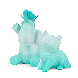 IEMAI PETG Filament 1.75mm, High-Speed 3D Printer Filament for 30-600mm/s Fast Printing, Color Change Blue & White Gradient Filament, Translucent PETG Filament 1kg(2.2lbs) Spool