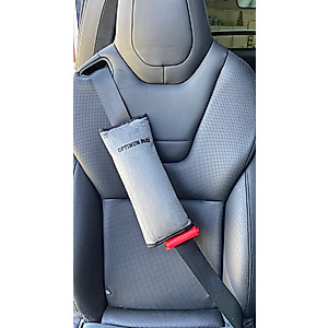 Seat Belt Adjuster and Pillow and Cover with Clip for Kids Travel with Baby on Board Decal Sticker, Neck Support Headrest Child and Short Adult, Car Seat Strap Cushion Pads for Baby Kids