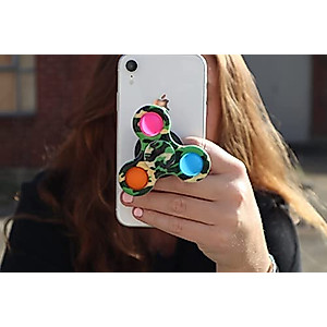 Pop Fidgit Spinner Phone Stand Holders, 360°Rotation Spinner Phone Grip Holder Fidget Toy Pop Phone Ring for Kids, Teens, Adults for iPhone/iPad/Smartphones/Tablets