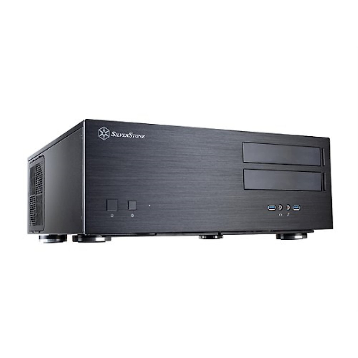 SilverStone Technology Home Theater Computer Case with Aluminum Front Panel for E-ATX/ATX/Micro-ATX Motherboards GD08B