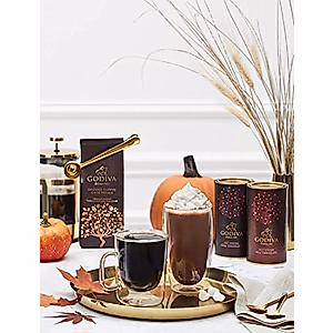 Godiva Chocolatier Medium Roast Ground Coffee, Made With100% Arabica Beans, Chocolate Truffle Flavor, 10 Ounce Gift Bag