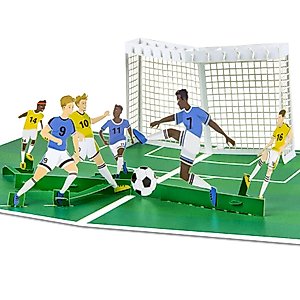 GREETING ART Football Pop Up Card, Birthday Card Pop Up,Father's Day Card, 3D Soccer Greeting Card,Anniversary Card, Thank You Card, Congratulations Card, Graduation Card