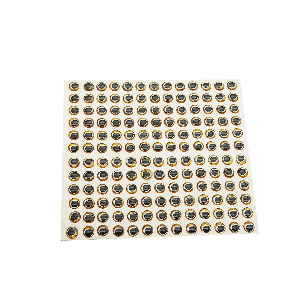 Fishing Lure 3D Gold/Silver Lure Eyes Simulation Making Fly Tying Fake Fish Eyes Saltwater DIY Lifelike Realistic Artificial Holographic Fake Eyes 7MM-330PCS